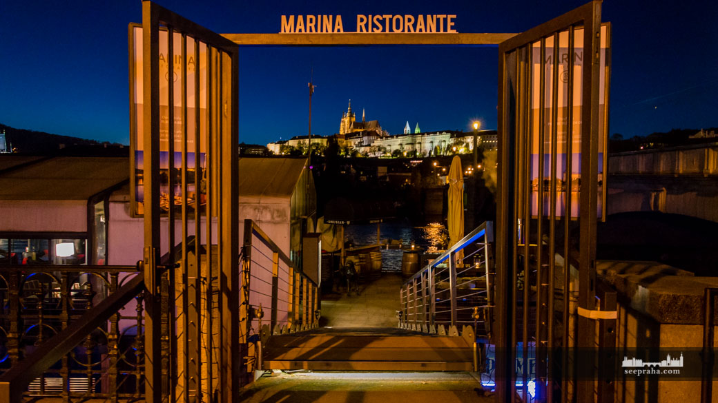 Praha. Restaurace Marina Grosseto